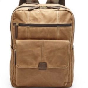 Fossil | Bags | Fossil Field Backpack Khaki Nwt | Poshmark